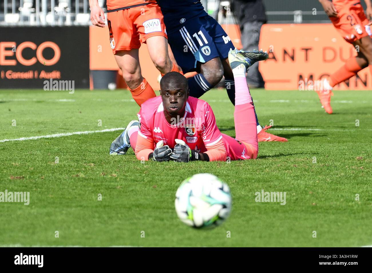 30 Mamadou SAMASSA (slmfc) during the Ligue 2 BKT match between Laval ...