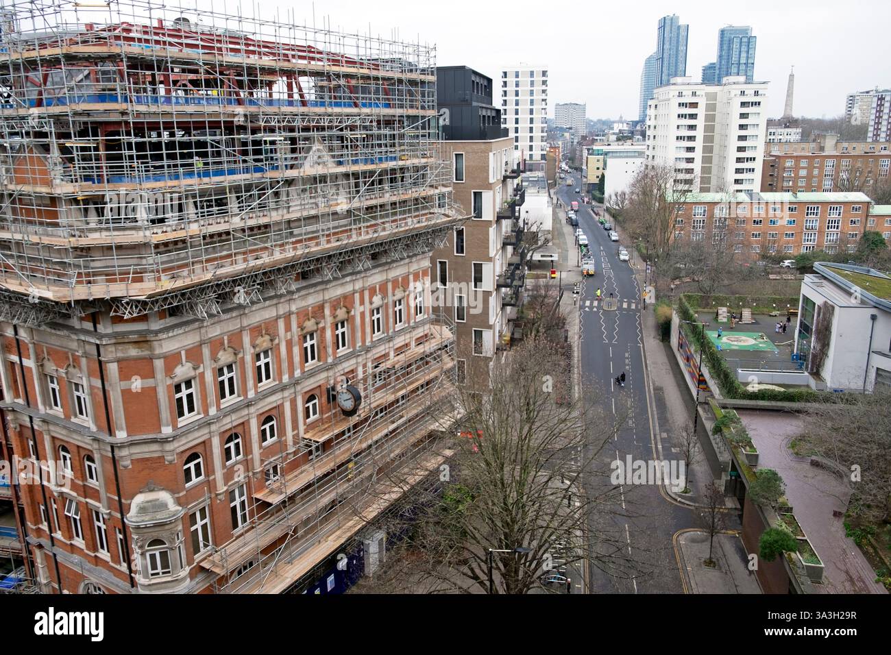 1 Golden Lane Uno building construction site refurbishment view of ...