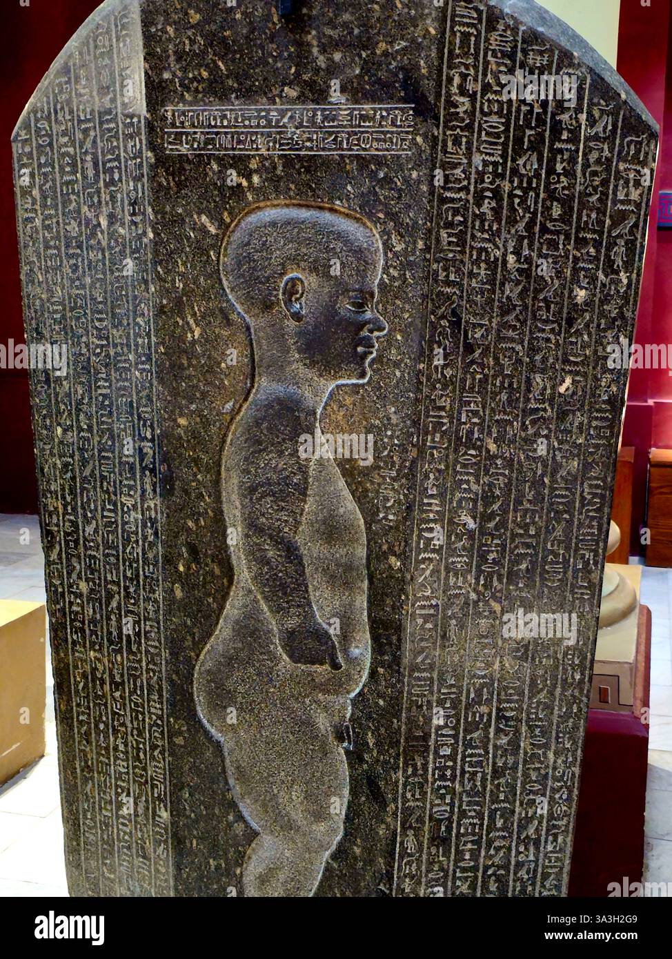 Cairo, Egypt, February 1 2025: Ancient Egyptian dwarf inside the ...