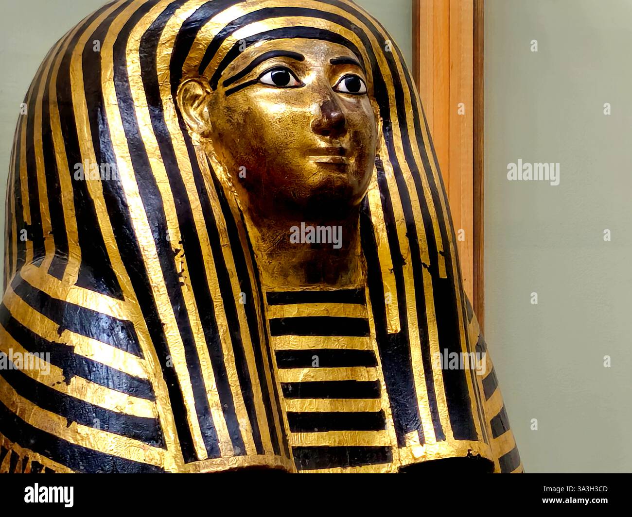 Cairo, Egypt, February 1 2025: Golden mask collection inside the ...