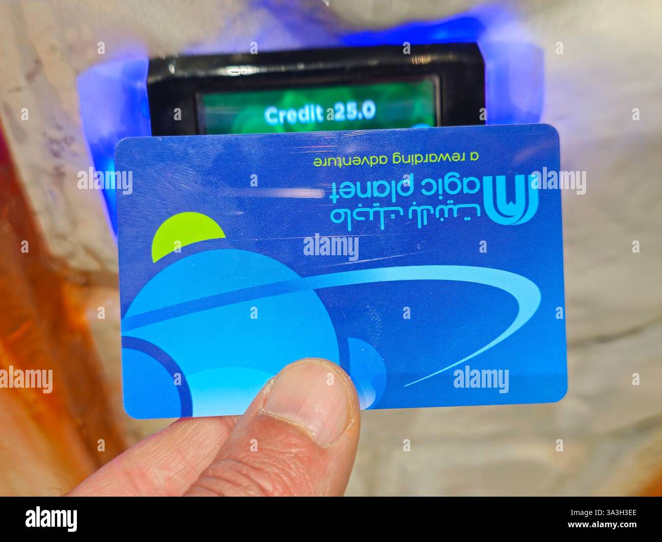 Cairo, Egypt, February 6 2025: Magic planet Egypt Cairo festival city, with variety of games ...