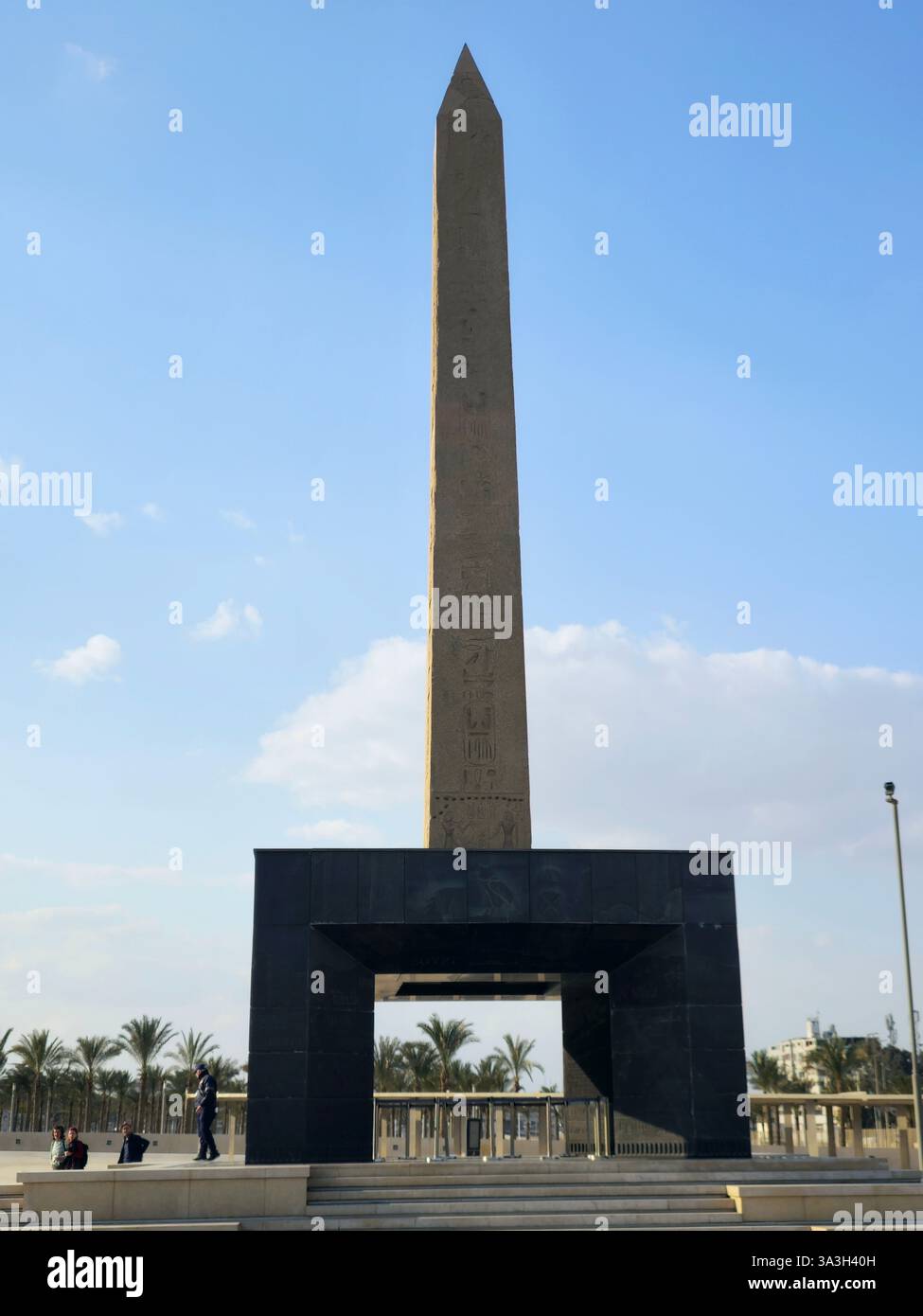 Giza, Egypt, February 22 2025: The Suspended obelisk from The Grand ...