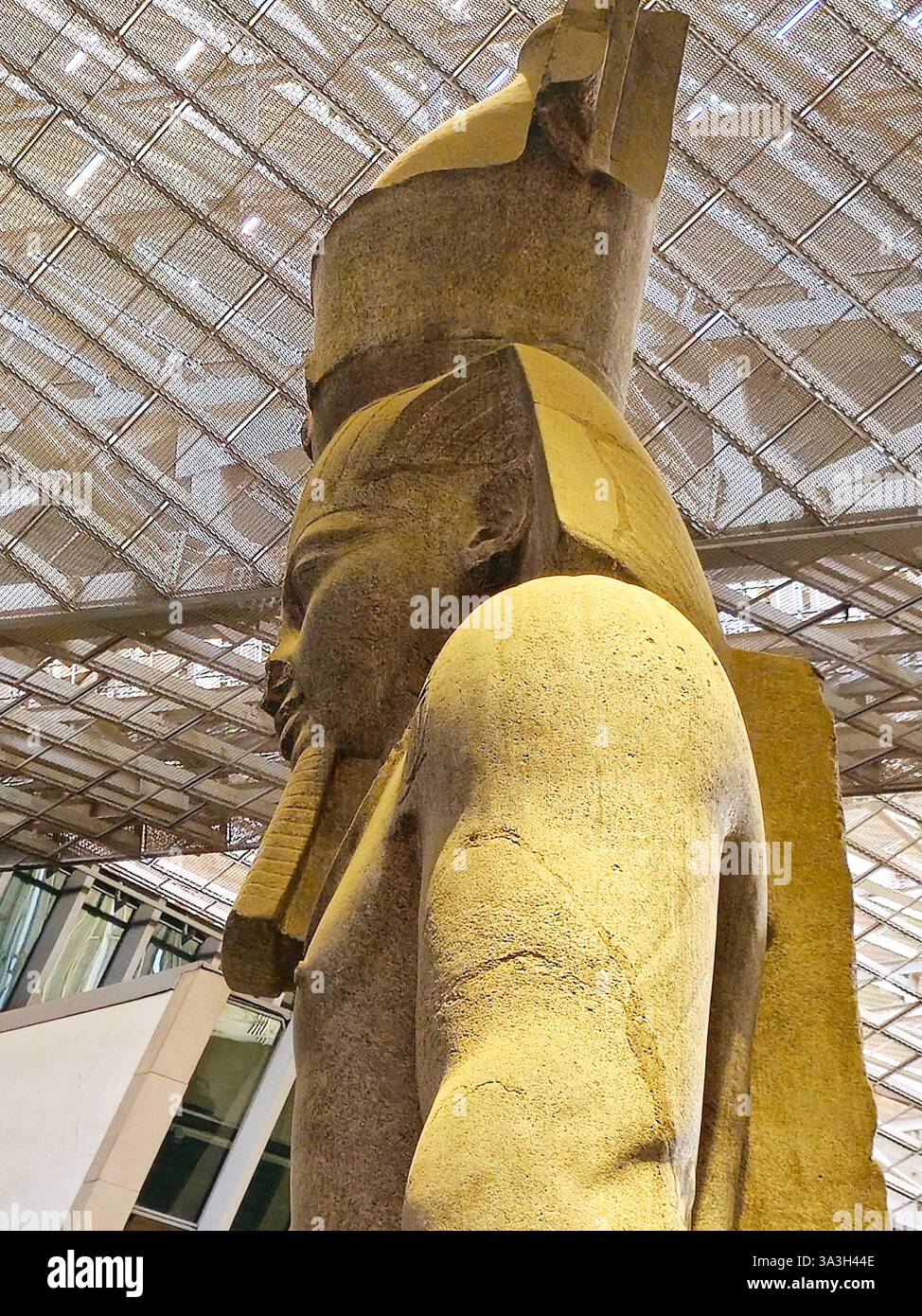 Giza, Egypt, February 22 2025: Ramses II from The Grand Egyptian Museum ...