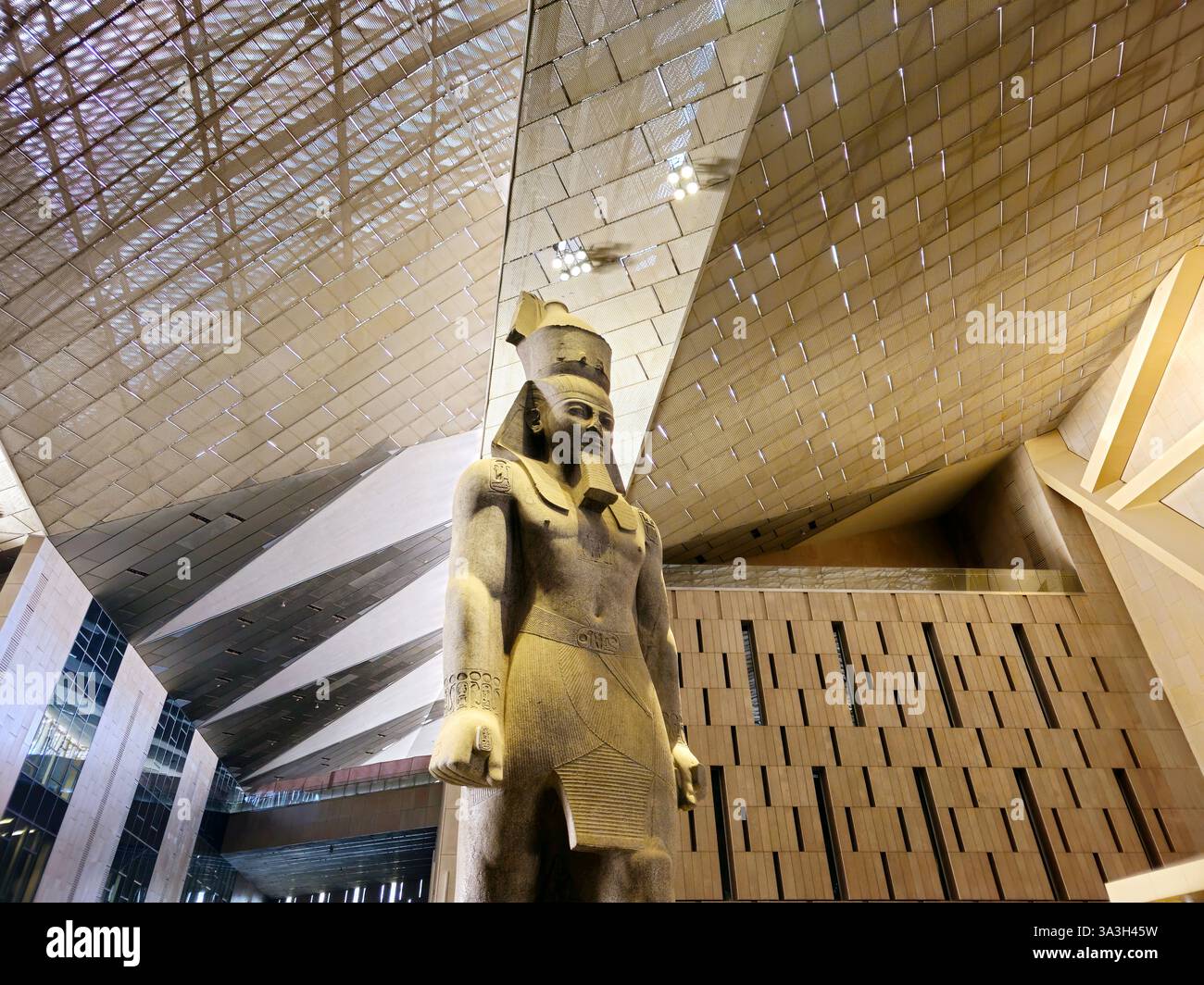 Giza, Egypt, February 22 2025: King Ramses II from The Grand Egyptian ...