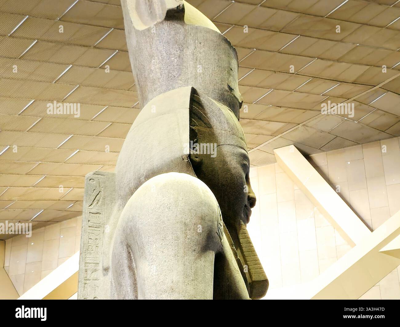 Giza, Egypt, February 22 2025: King Ramses II from The Grand Egyptian ...