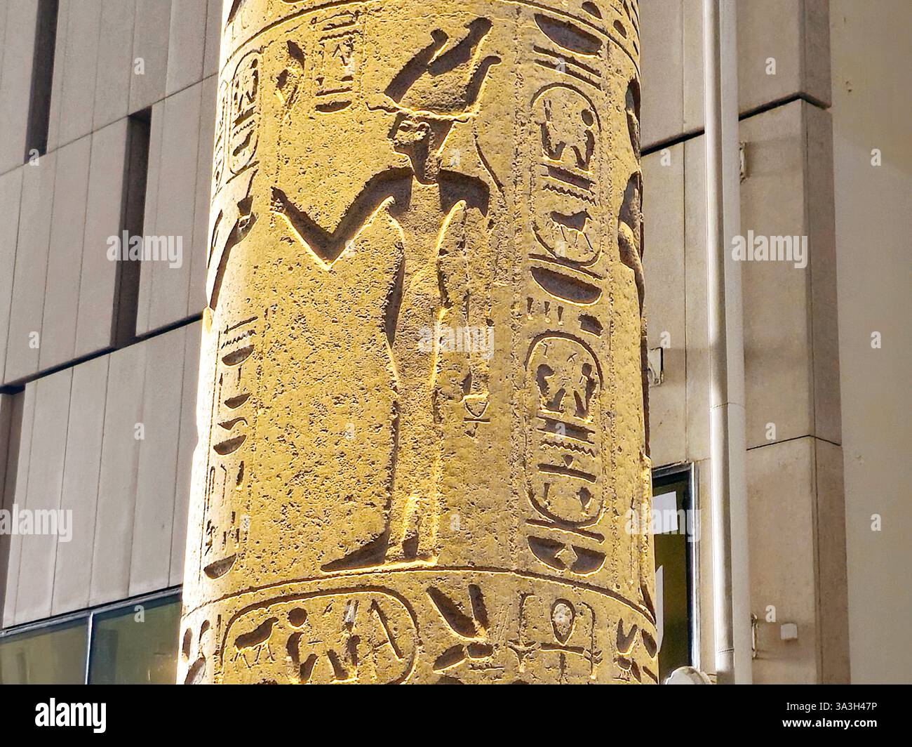Giza, Egypt, February 22 2025: The victory column of Merneptah from The ...