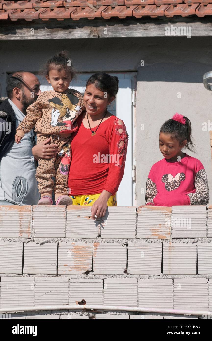 Turkey, Edirne, 7 march 2025, ROM family in the Menzilahir area of the ...