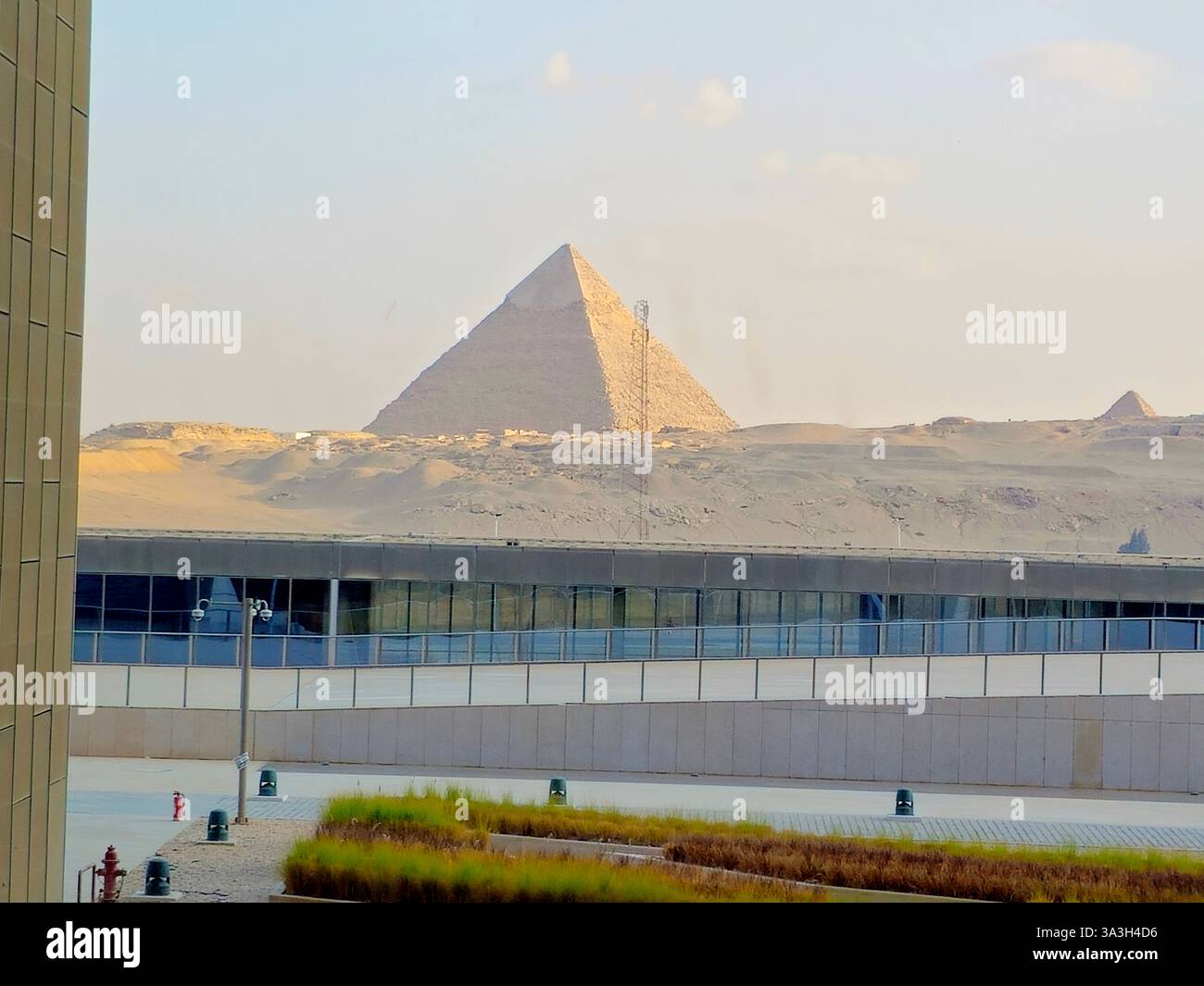 Giza, Egypt, February 22 2025: The pyramids view from The Grand ...