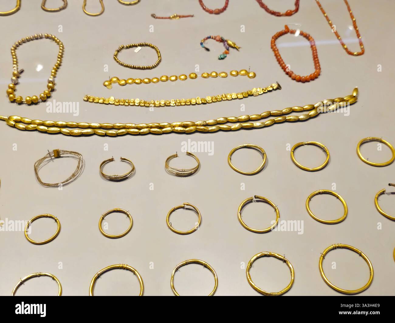 Giza, Egypt, February 22 2025: ancient jewels from The Grand Egyptian ...