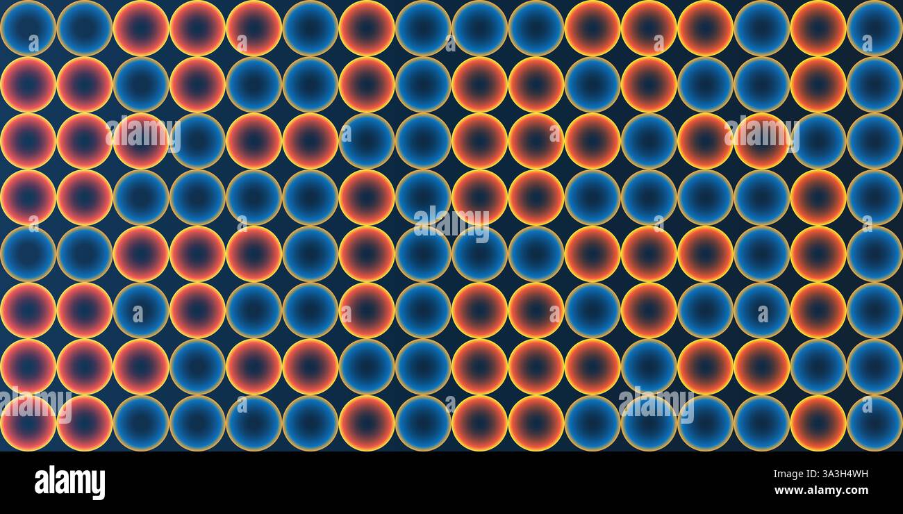 Abstract Partially Faded Spotted Pattern, Large Circular Gradient ...