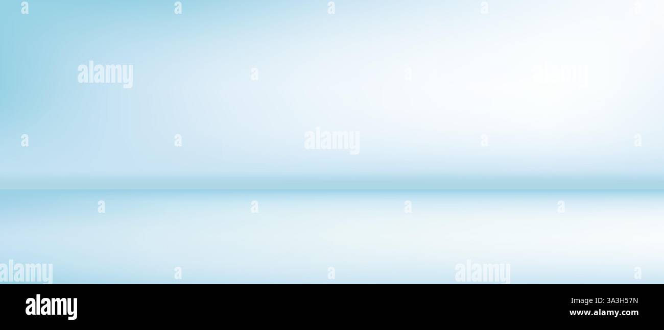 Abstract space studio blue background, Room 3d gallery limbo backdrop ...