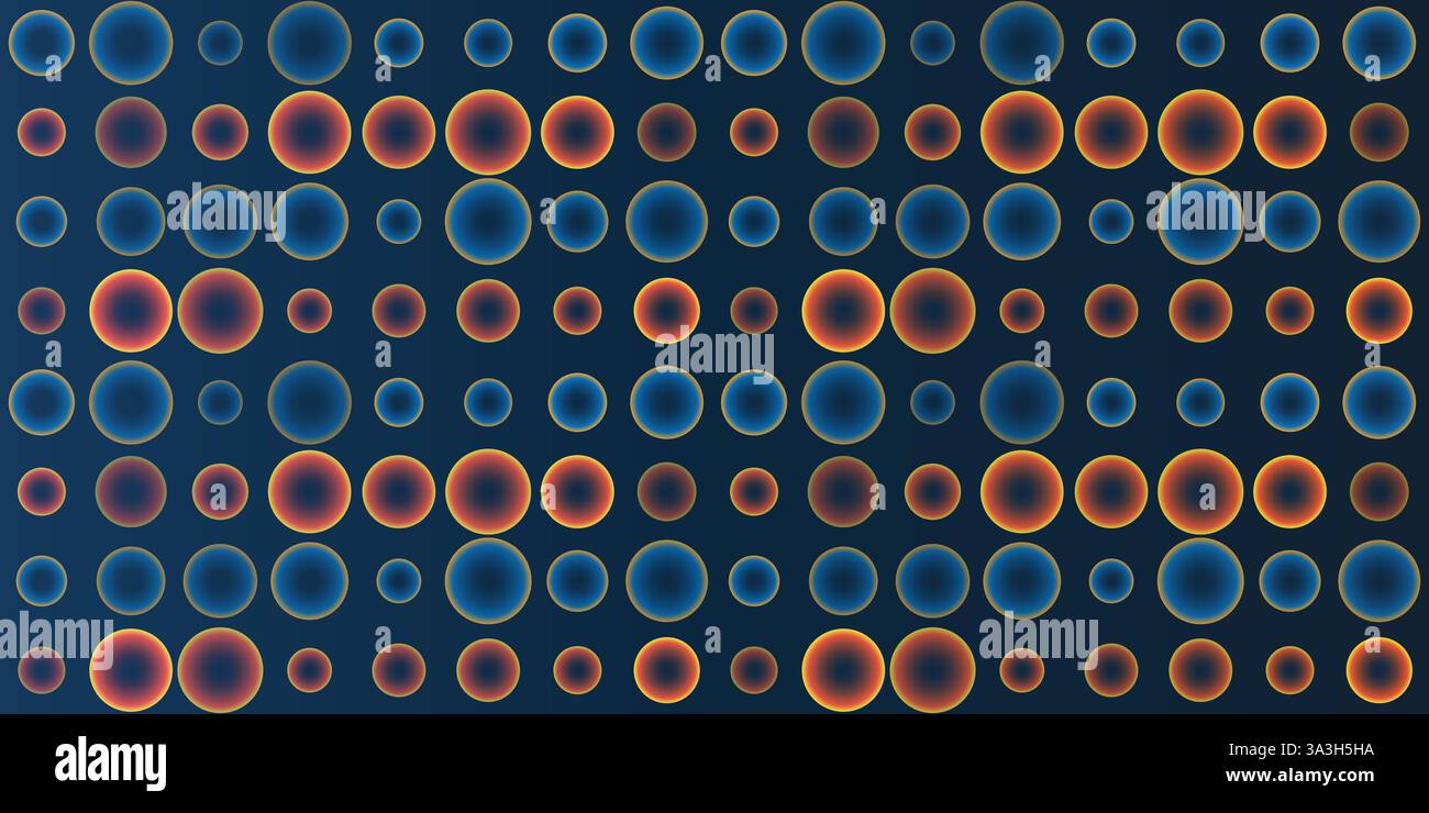 Abstract Partially Faded Spotted Pattern, Circular Gradient Shapes ...