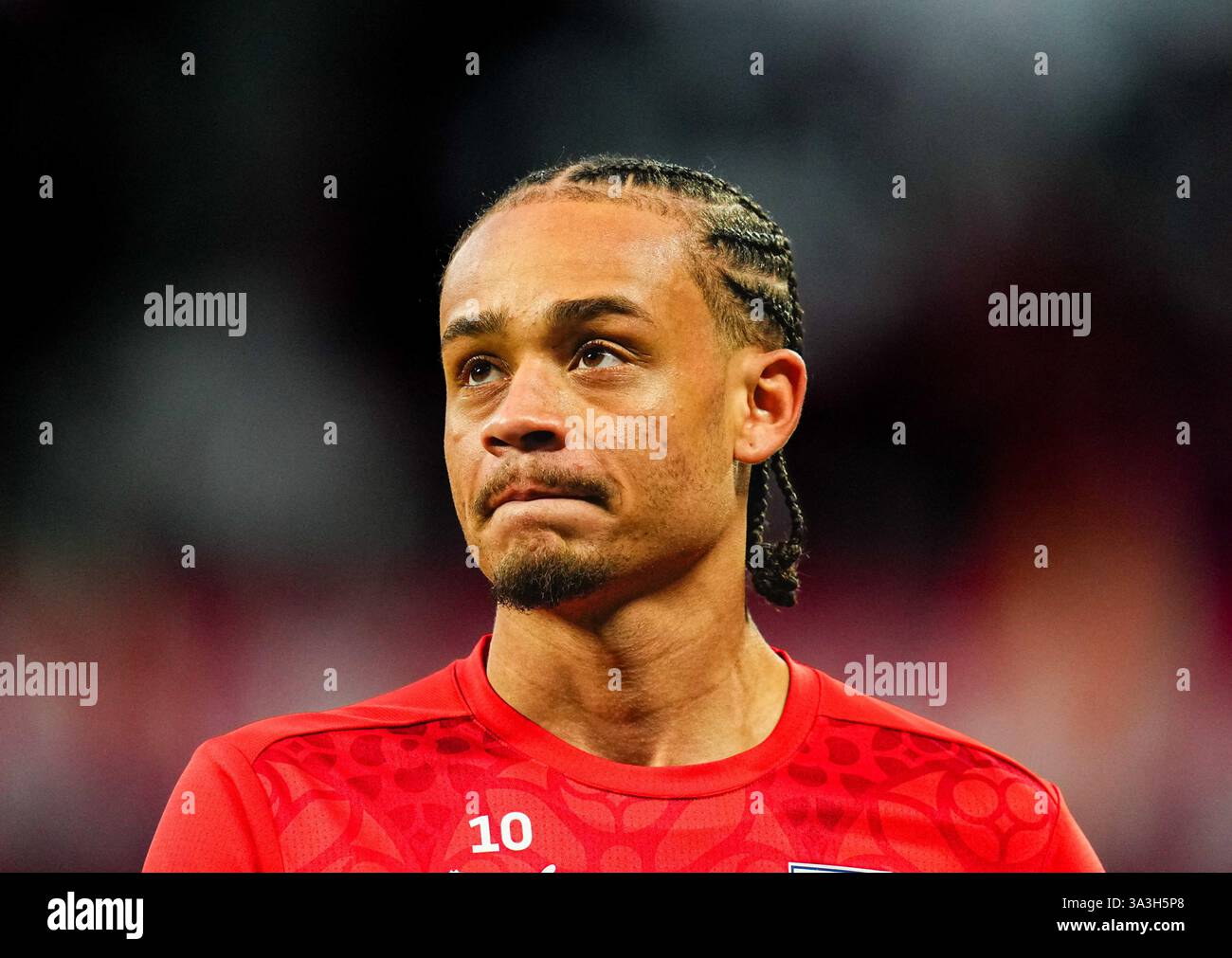 March 15 2025: Xavi Simons of RB Leipzig looks on during a 1 ...