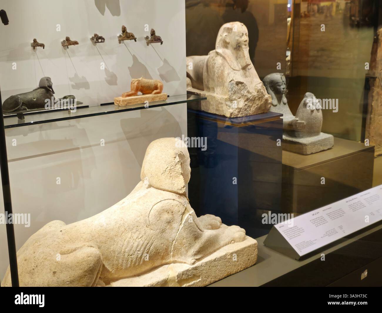 Giza, Egypt, February 22 2025: The Sphinx statue from The Grand ...