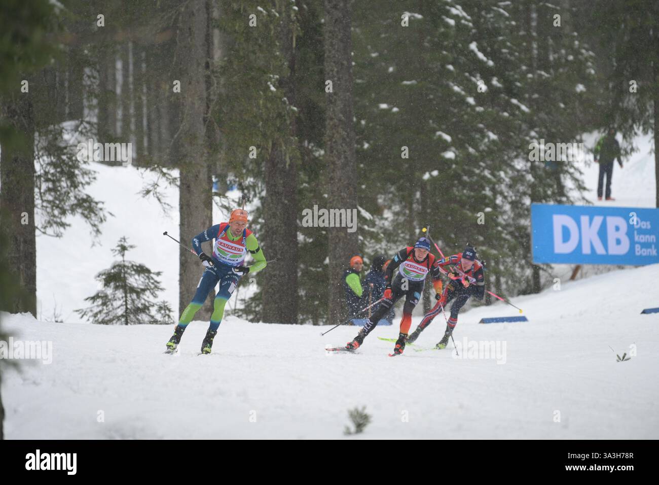 Fak Jakow SLO during IBU World Cup Biathlon, Biathlon race in Slovenia ...