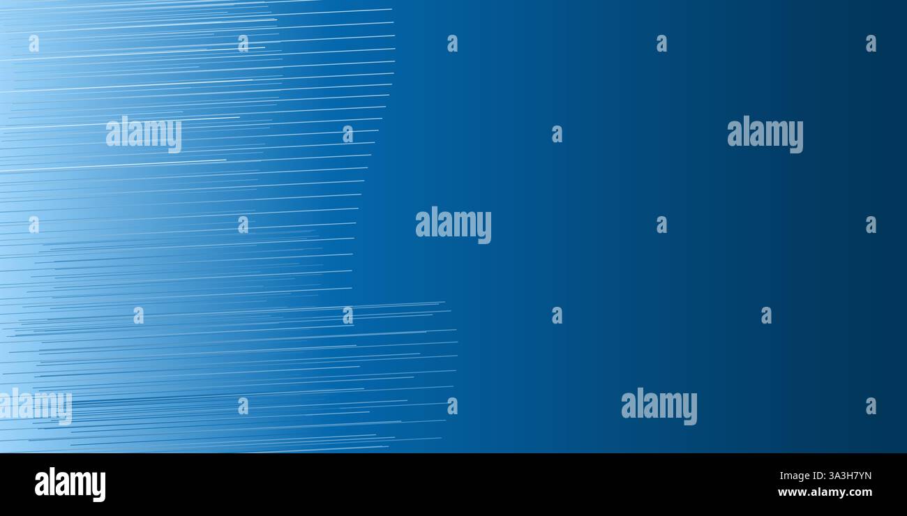 A sleek dark blue abstract background with wave lines and smooth ...