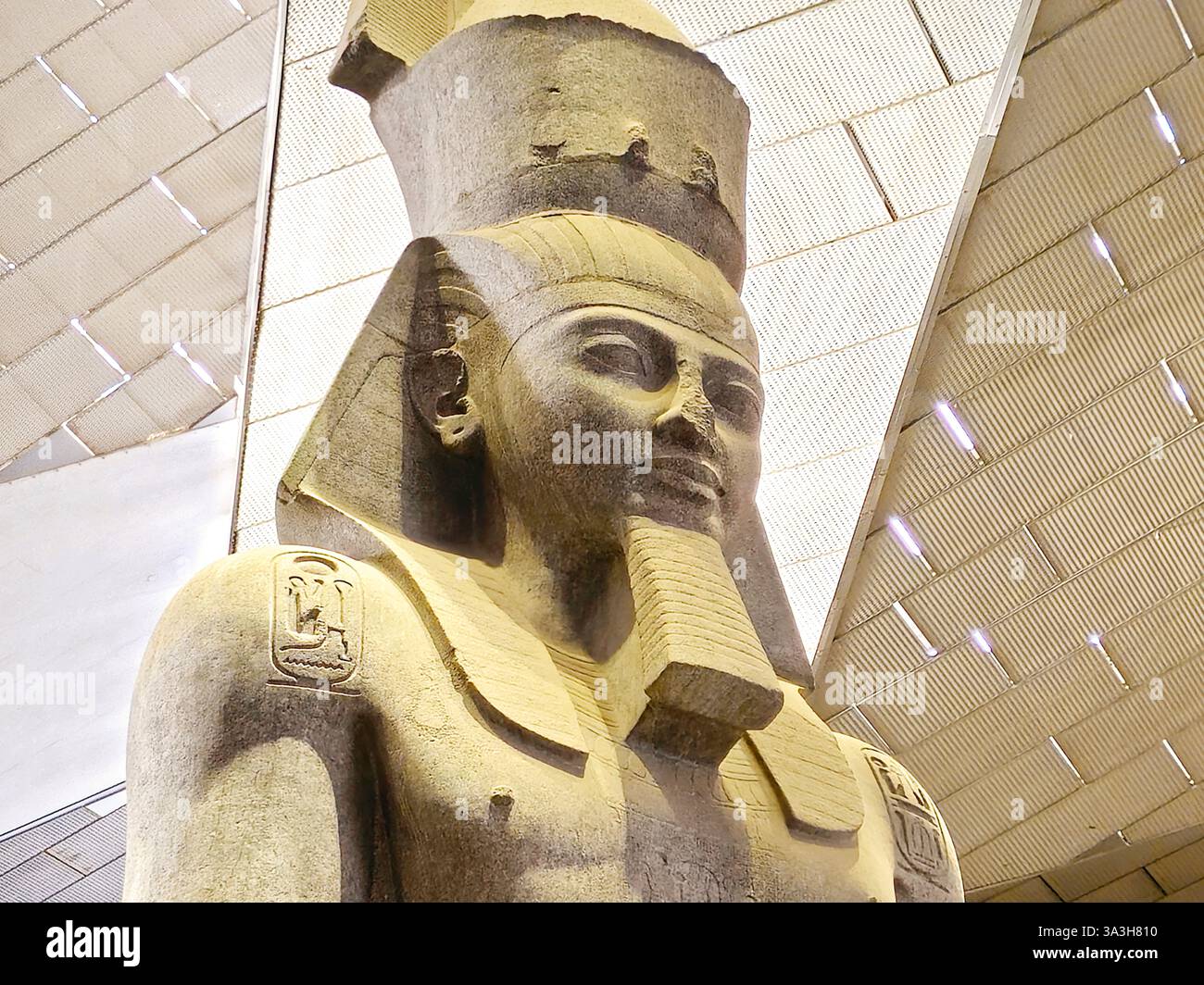 Giza, Egypt, February 22 2025: King Ramses II from The Grand Egyptian ...