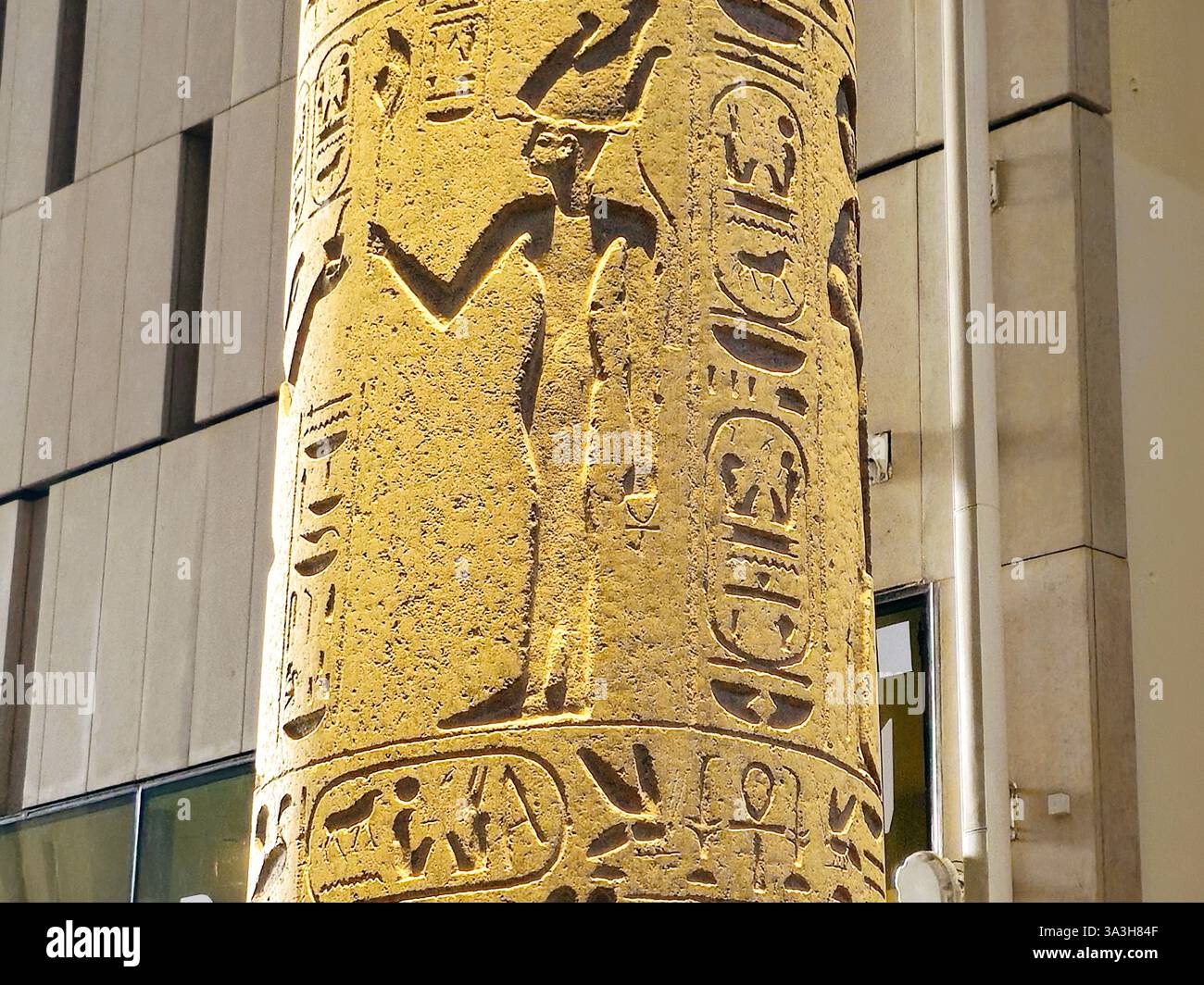 Giza, Egypt, February 22 2025: The victory column of Merneptah from The ...