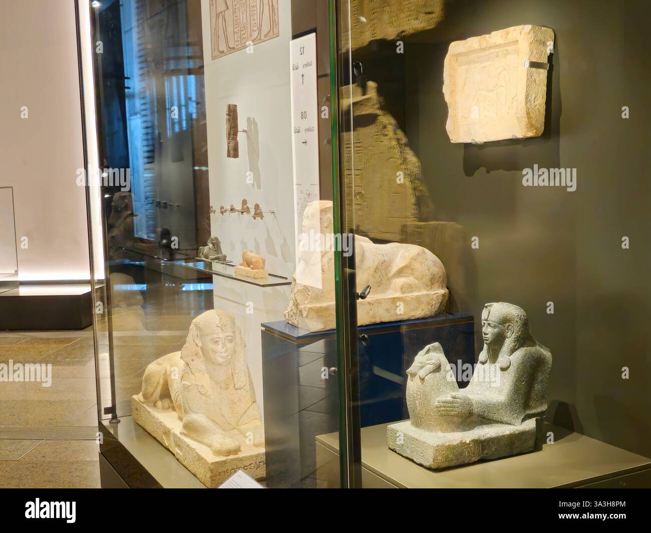 Giza, Egypt, February 22 2025: The Sphinx statue from The Grand ...
