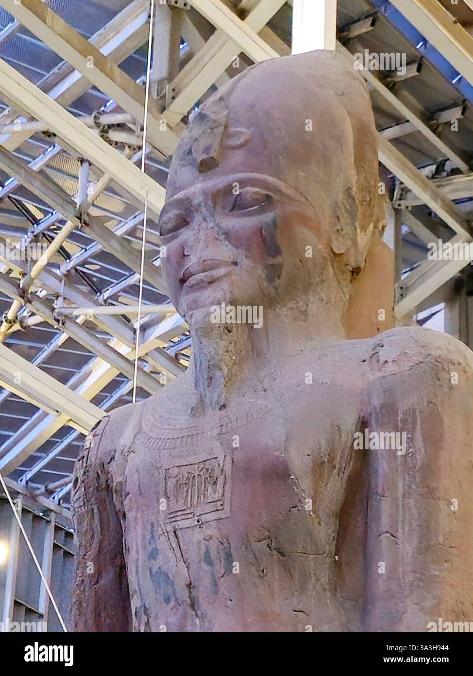 Giza, Egypt, February 22 2025: Ramses II from The Grand Egyptian Museum ...