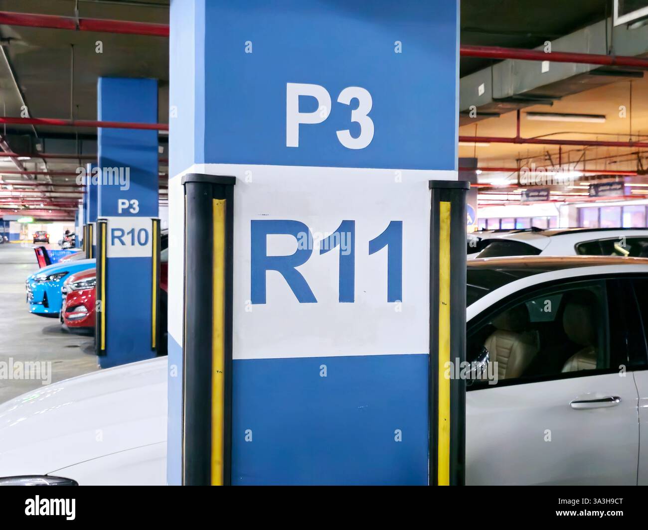 Cairo, Egypt, February 22 2025: a multilevel parking car lot building ...