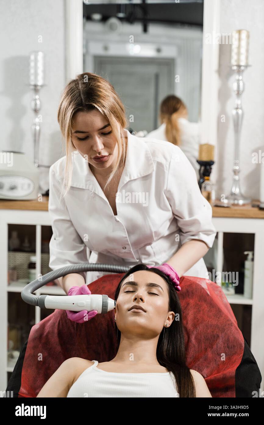 Thermal or radio frequency hardware RF lifting. Tightening and ...