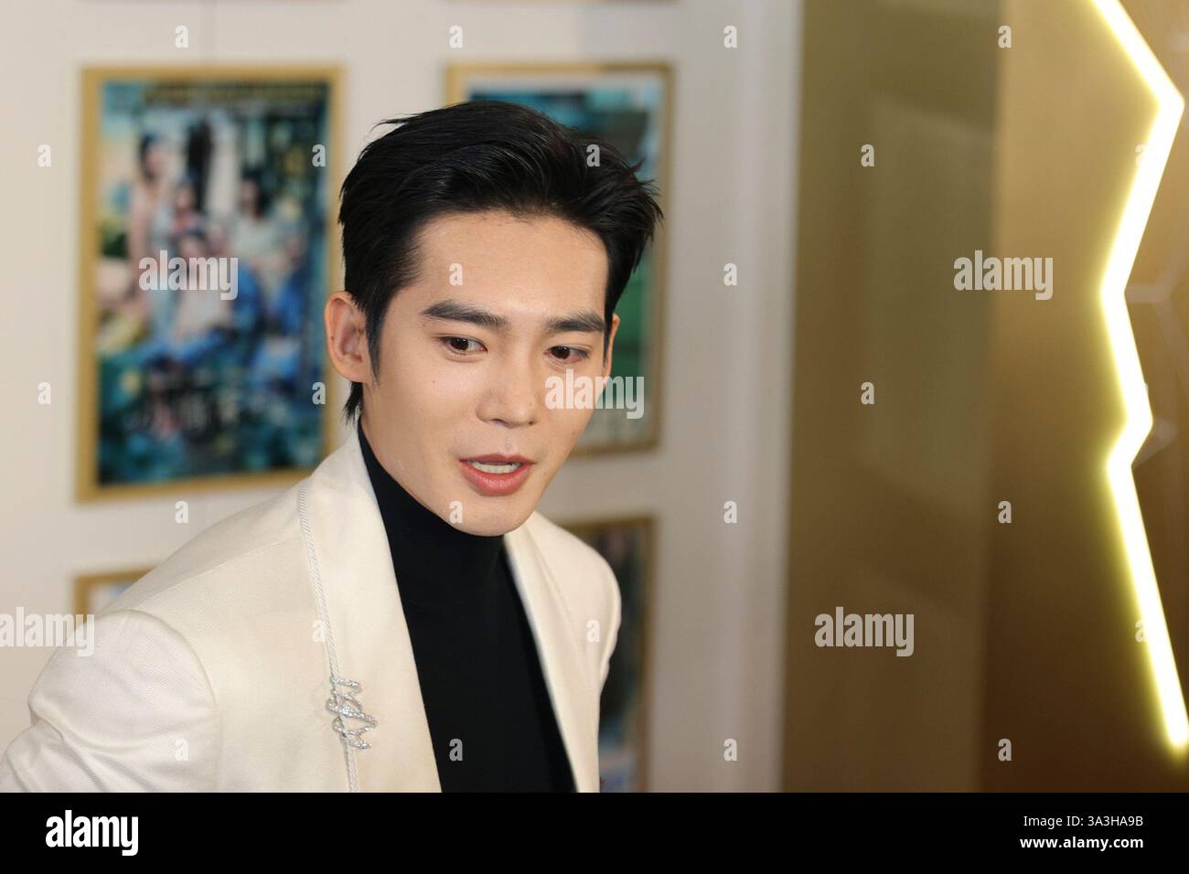 Yosh Yu arrives for the 18th Asian Film Awards ceremony, at the Xiqu ...