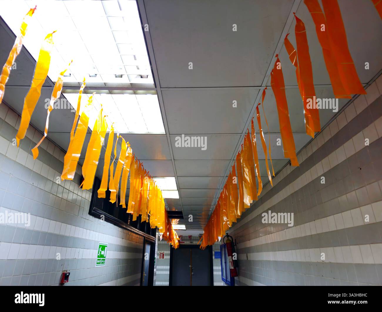 Cairo, Egypt, February 26 2025: Festive items of hanging Ramadan ...