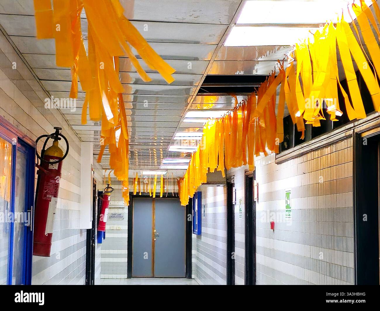 Cairo, Egypt, February 26 2025: Festive items of hanging Ramadan ...