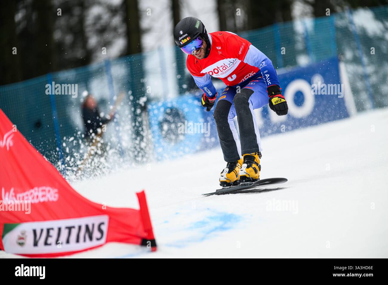 WINTERBERG, GERMANY - 15 MARCH, 2025: MARCH Aaron - VISA FIS Snowboard ...