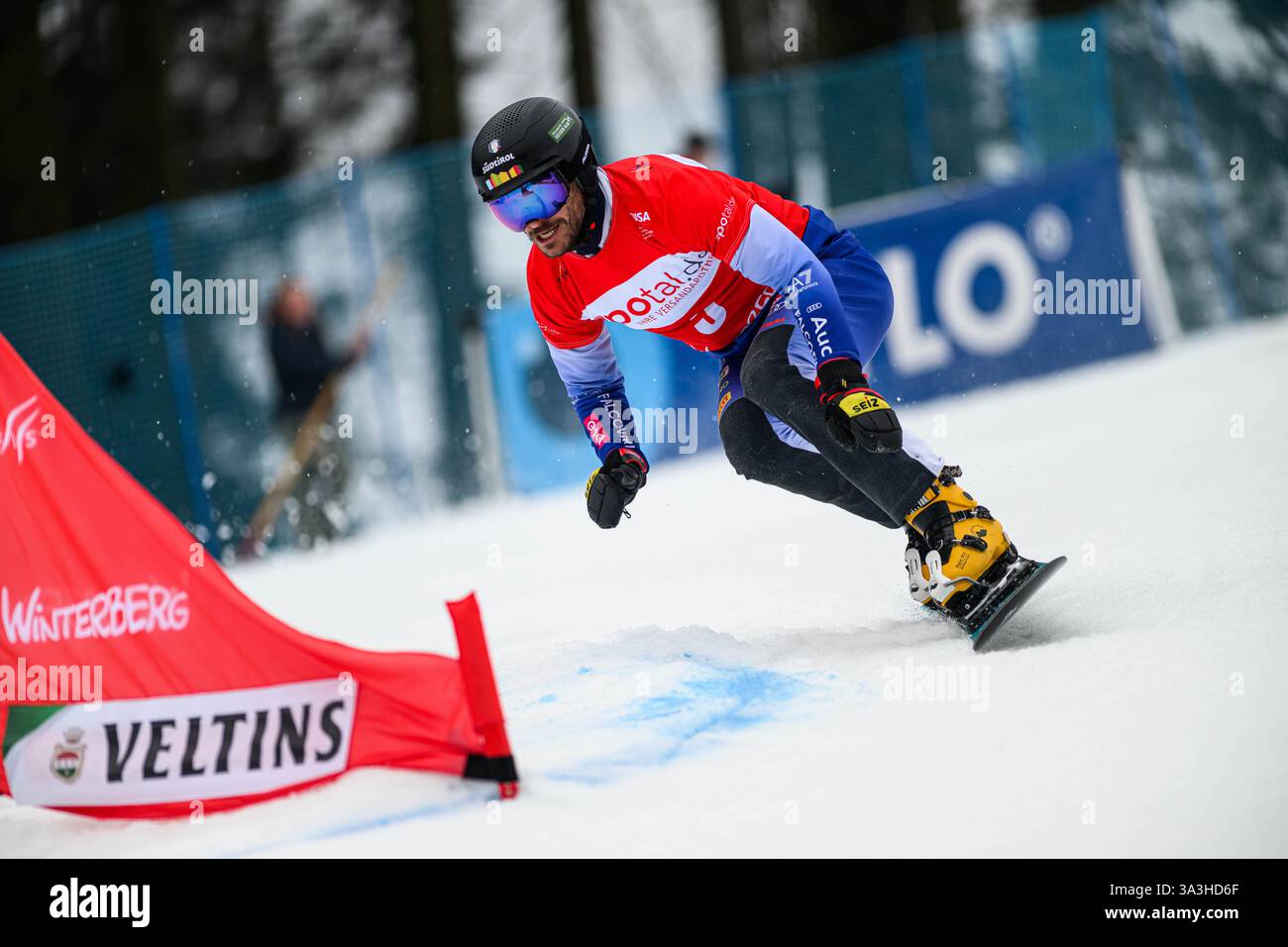 WINTERBERG, GERMANY - 15 MARCH, 2025: MARCH Aaron - VISA FIS Snowboard ...