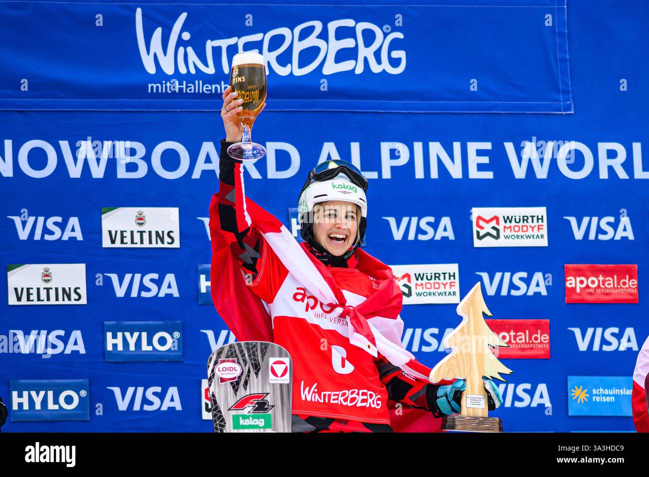 WINTERBERG, GERMANY - 15 MARCH, 2025: PAYER Sabine, AUT - VISA FIS ...