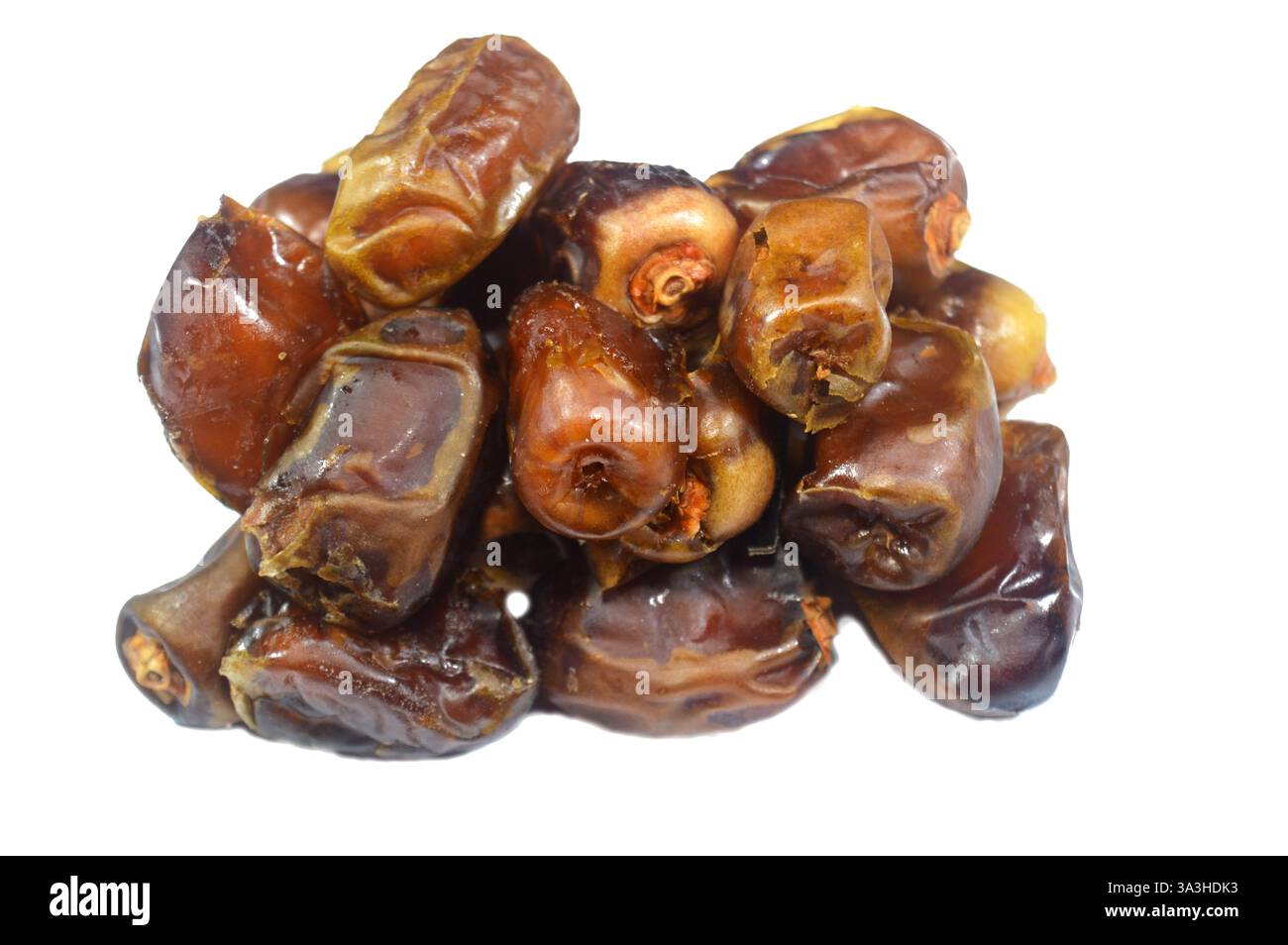 Ajwa dates, a cultivar of the palm date that is widely grown in Medina ...