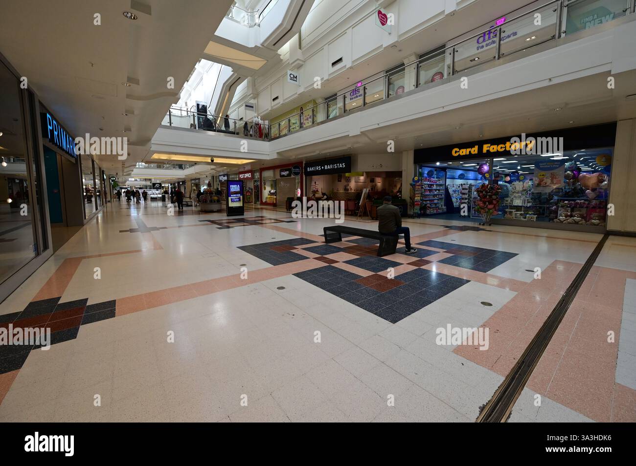 Inside the County Mall in Crawley, West Sussex Stock Photo - Alamy