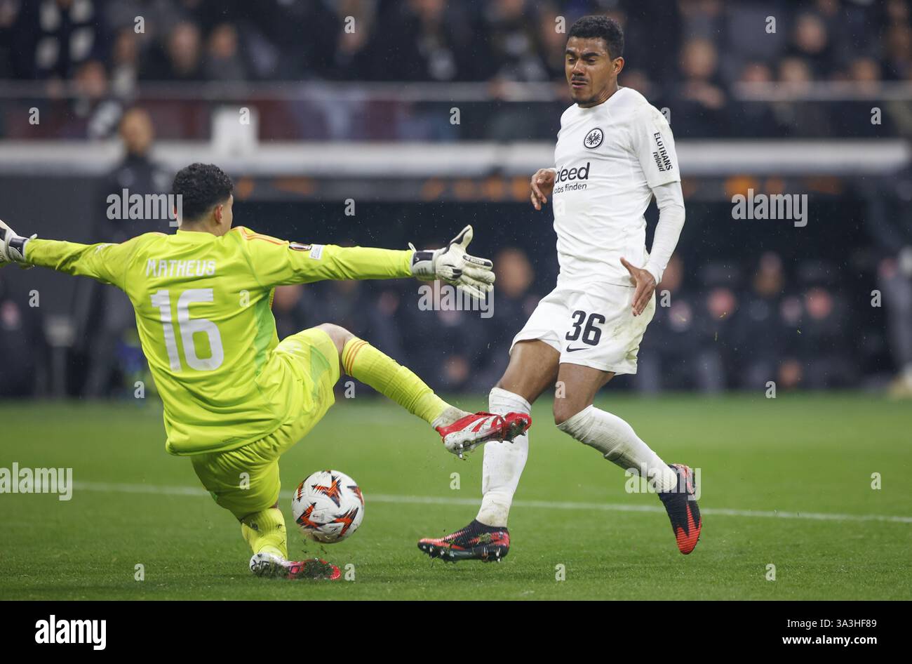 Football, Europa League, Round of 16 second leg, 2024/2025, Eintracht ...