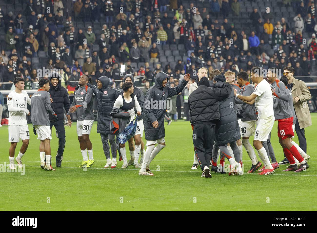 Football, Europa League, Round of 16 second leg, 2024/2025, Eintracht ...