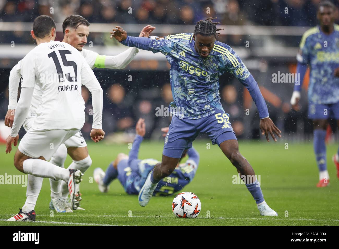 Football, Europa League, Round of 16 second leg, 2024/2025, Eintracht ...