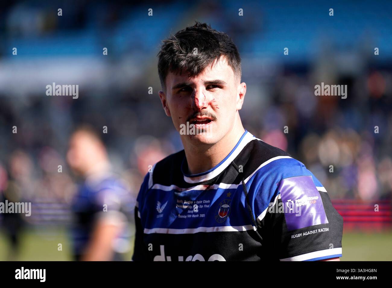 Bath Rugby's Ewan Richards during the Premiership Rugby Cup final at ...