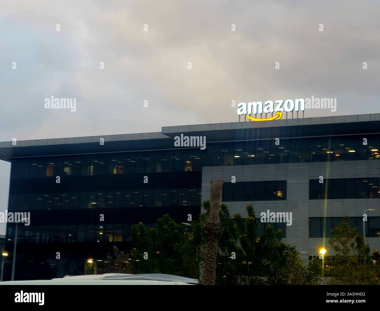 Cairo, Egypt, February 6 2025: Amazon Egypt CO, an American ...