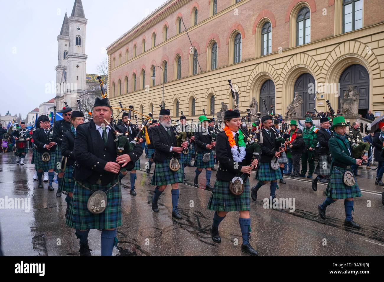 Dudelsack Bläser auf St. Patricks Day Parade Dudelsackbläser in ...