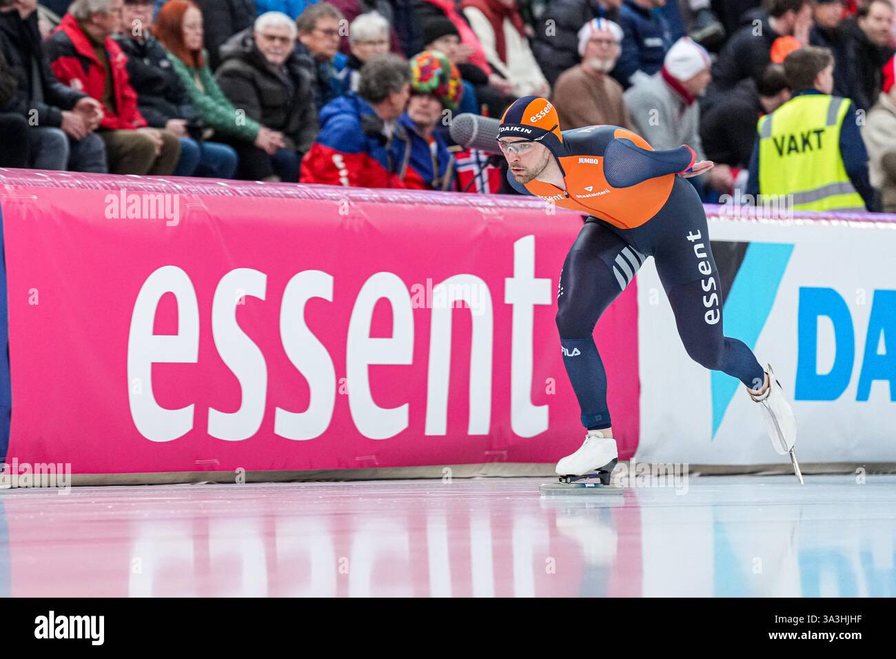 Hamar, Norway. 16th Mar, 2025. HAMAR, NORWAY - MARCH 16: Chris Huizinga of Netherlands during ...