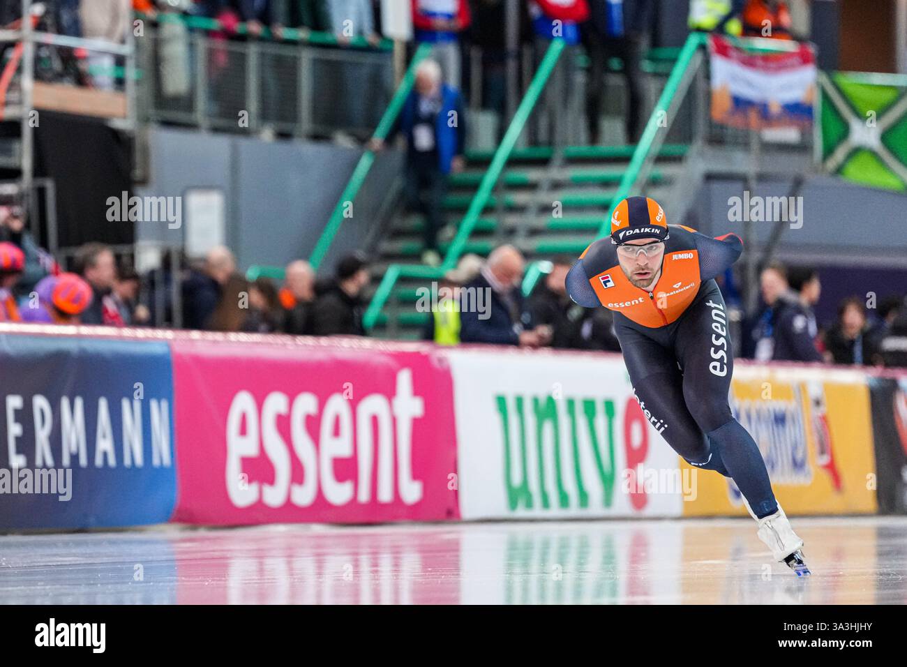 Hamar, Norway. 16th Mar, 2025. HAMAR, NORWAY - MARCH 16: Chris Huizinga of Netherlands during ...