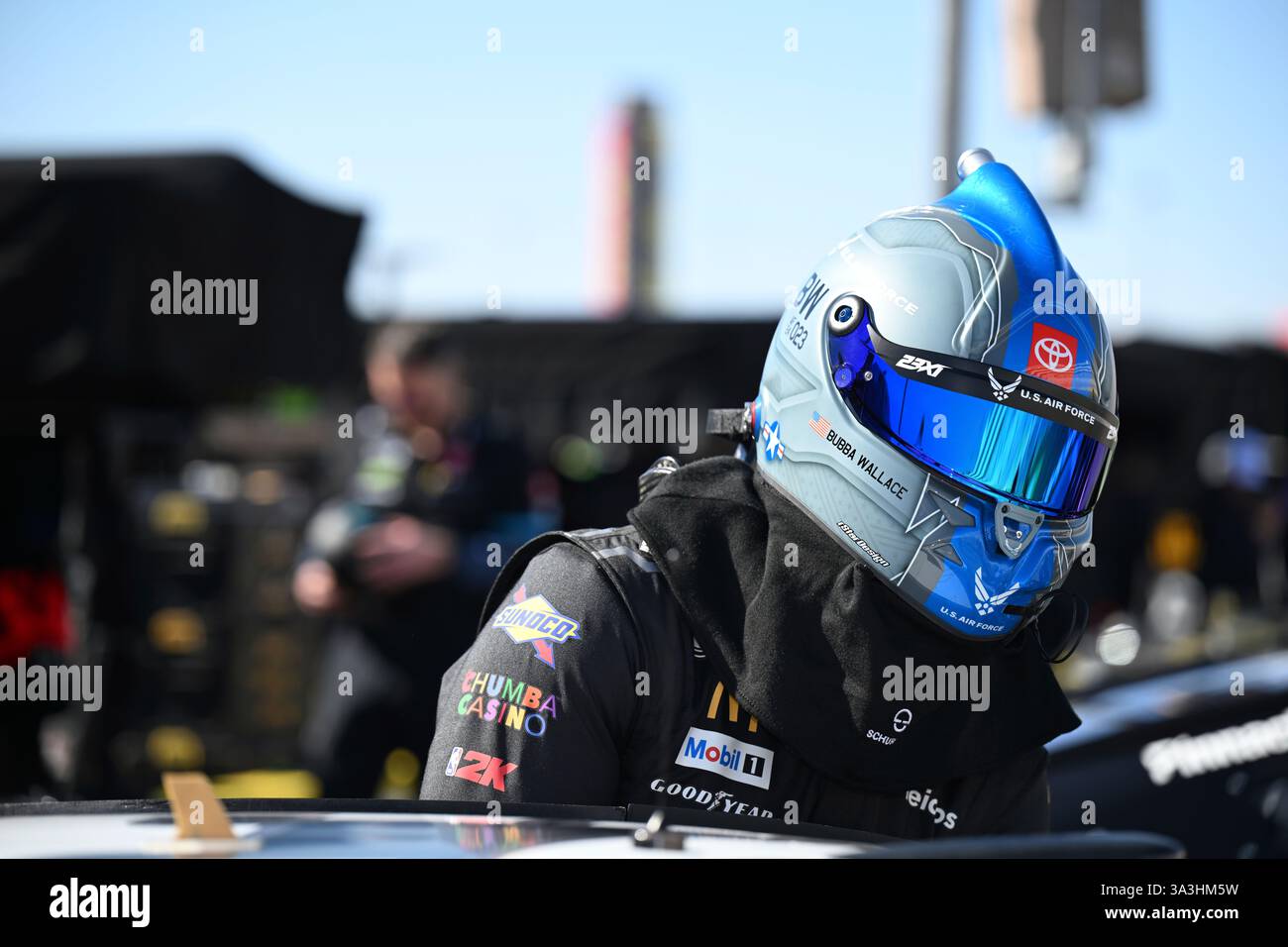LAS VEGAS, NV - MARCH 15: Bubba Wallace (#23 23XI Racing U.S. Air Force ...