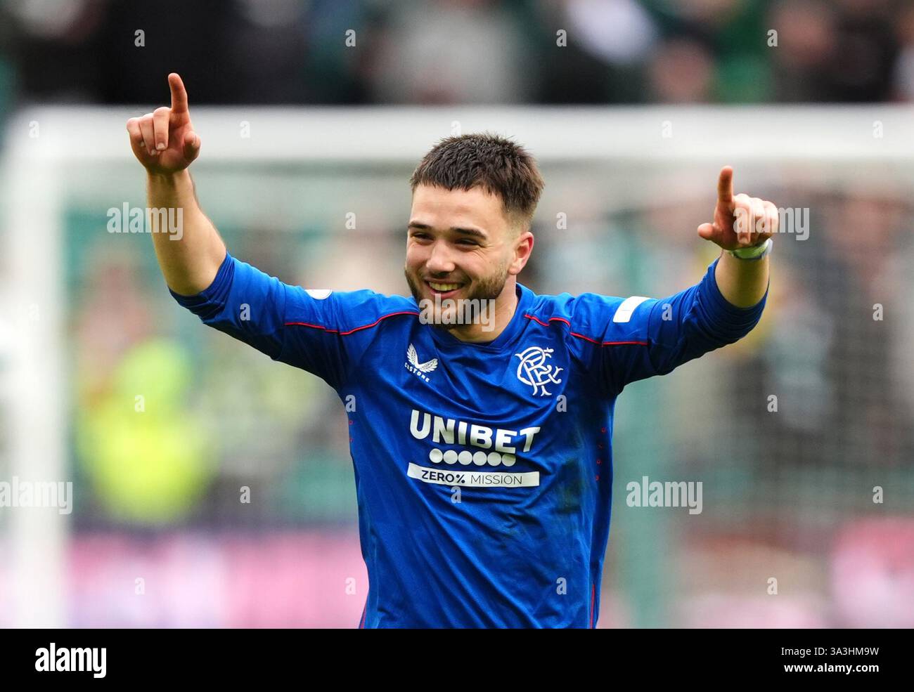 Rangers' Nicolas Raskin celebrates following the William Hill ...