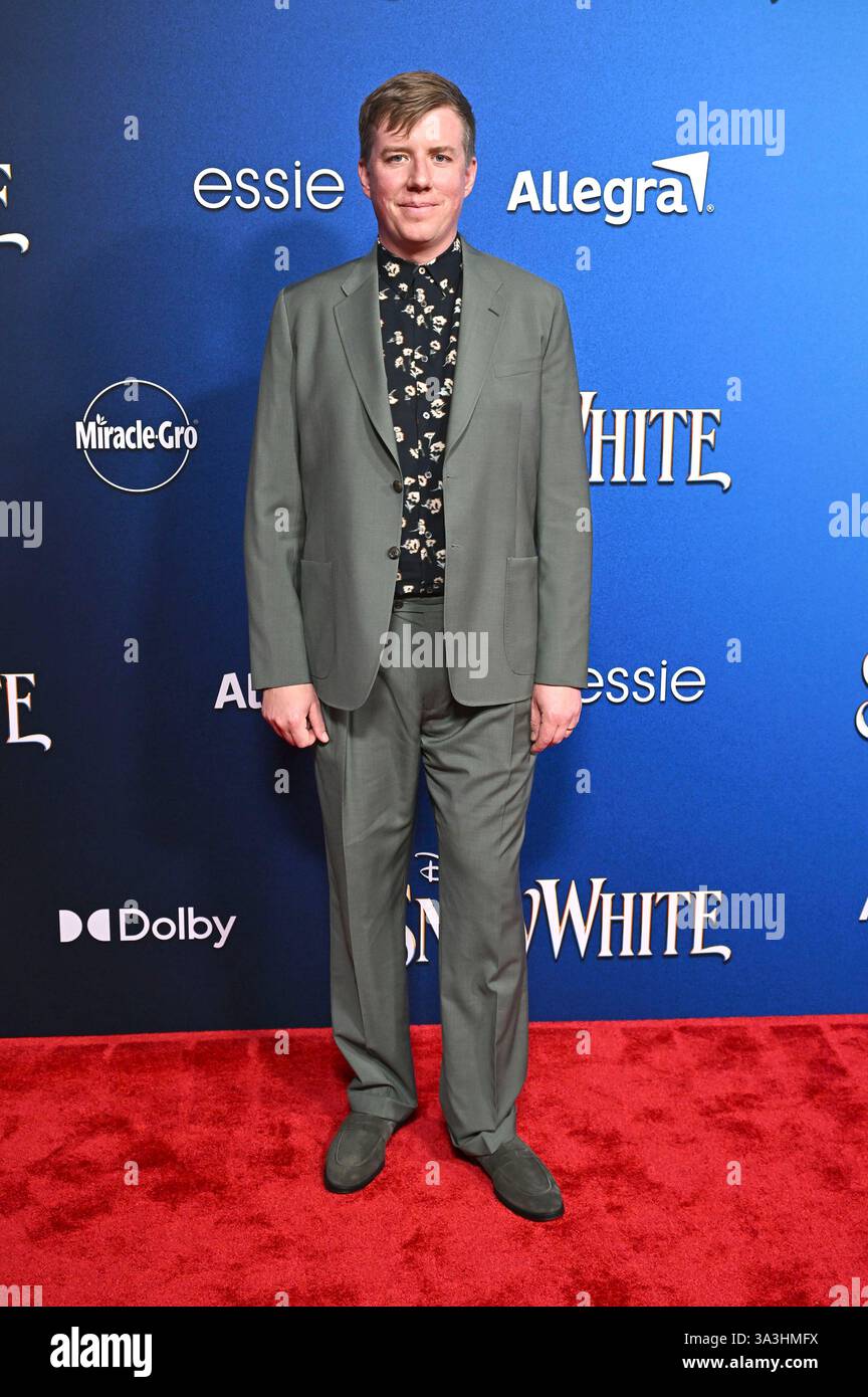 Jeff Morrow bei der Weltpremiere des Kinofilms 'Snow White / Schneewittchen' im El Capitan ...