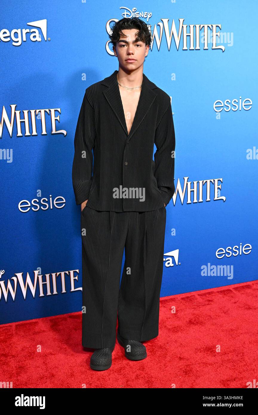 Malachi Barton bei der Weltpremiere des Kinofilms 'Snow White ...