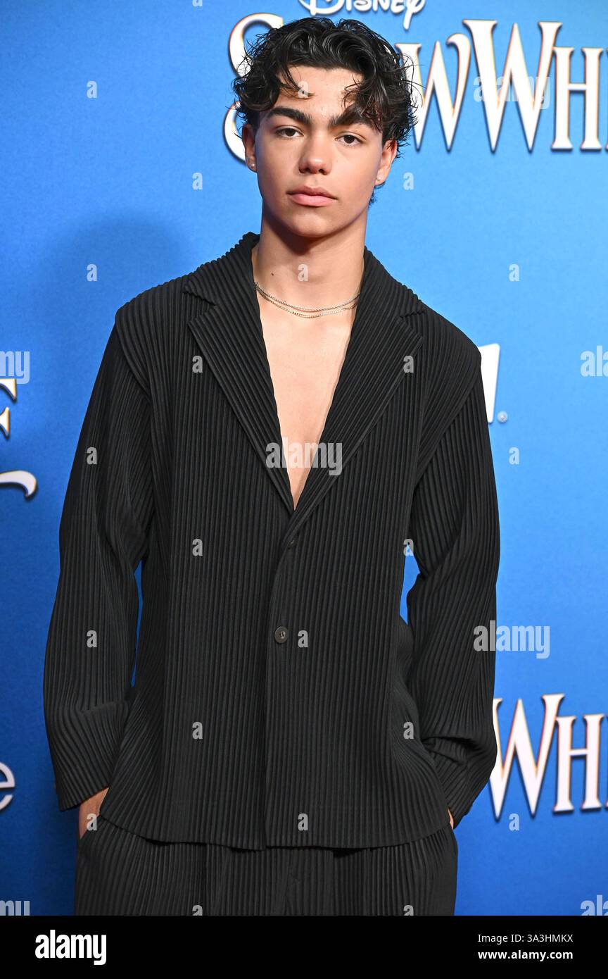 Malachi Barton bei der Weltpremiere des Kinofilms 'Snow White ...
