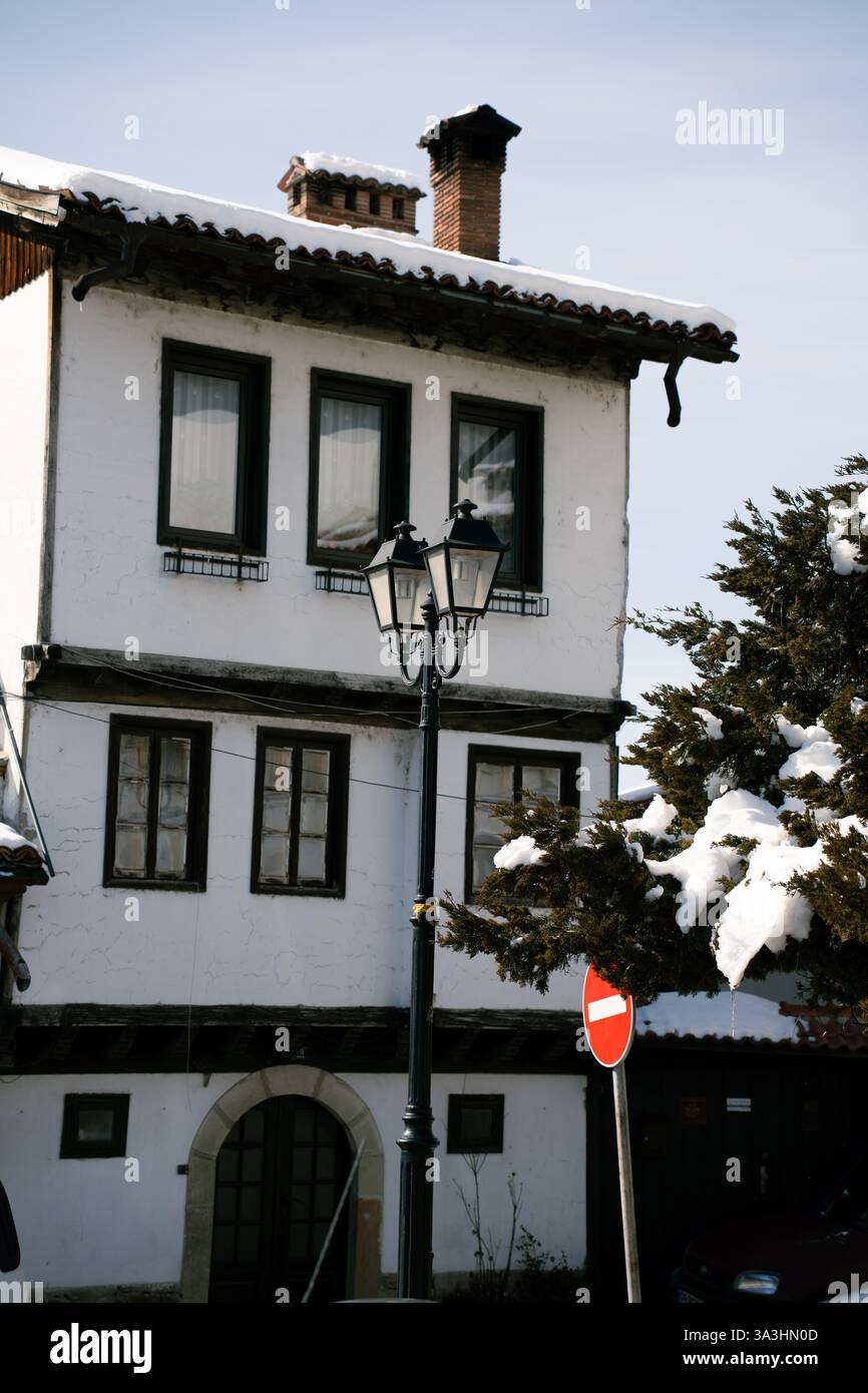 Balkan traditional house Stock Photo - Alamy