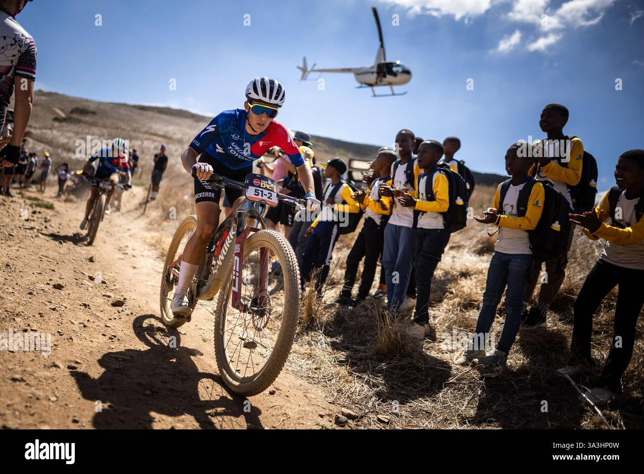 Argentina's Sofia Gomez Villafane on the course of the opening prologue ...