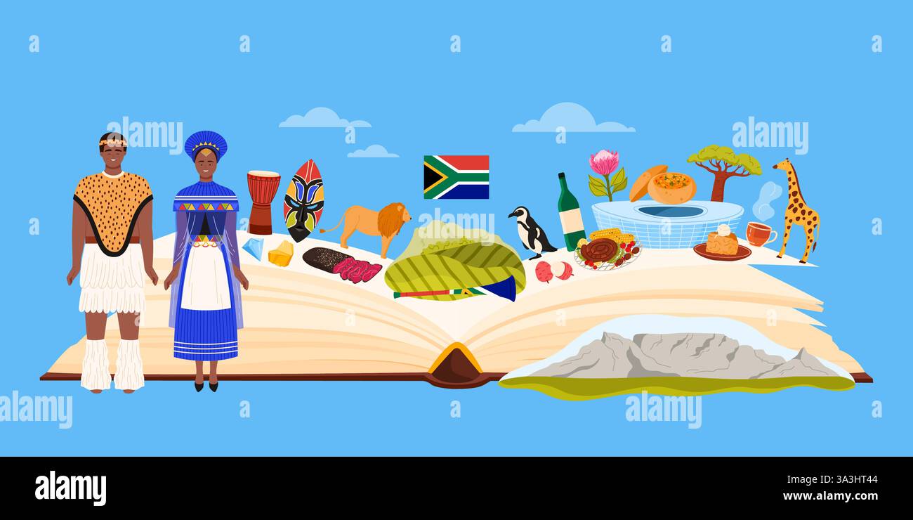 Culture elements and food emblem of South Africa, country study in ...